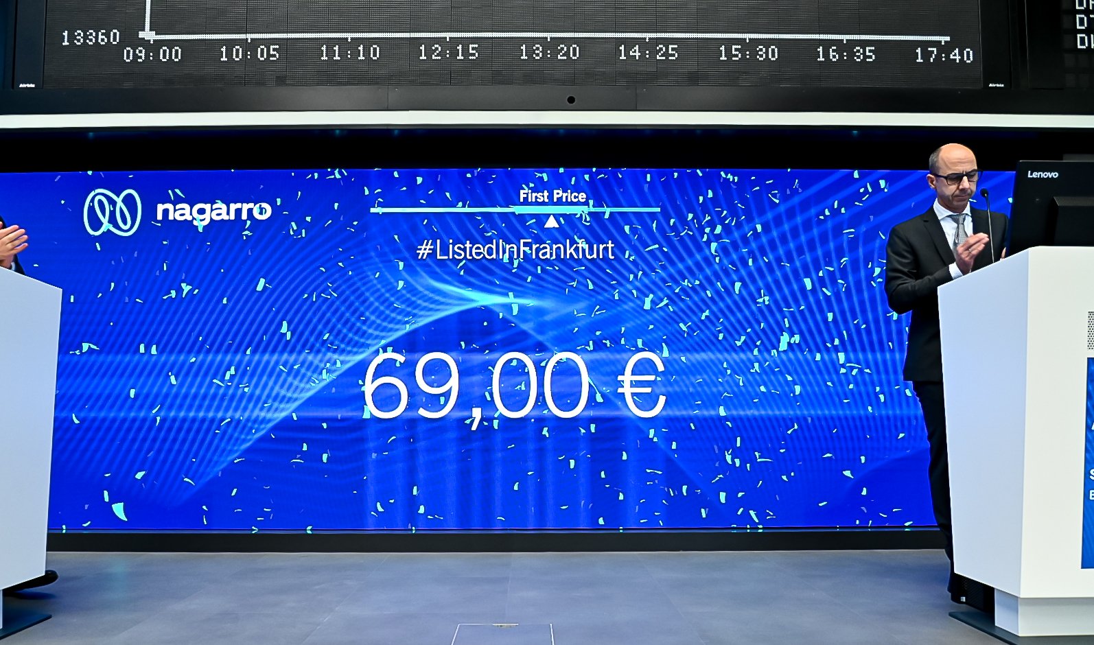 Reliving Nagarro's Listing Day: Videos and Snapshots