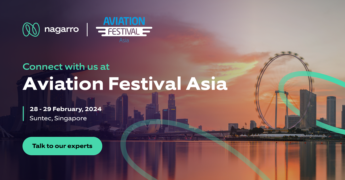 Connect with Nagarro experts at Aviation Festival Asia 2024