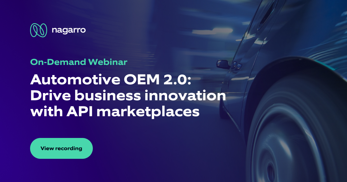 On-demand Webinar | Drive business innovation with API marketplaces for ...