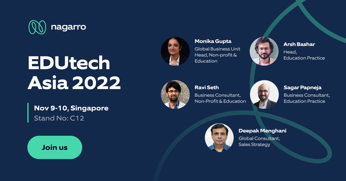 Connect with our experts at EDUtech Asia 2022 | Nagarro
