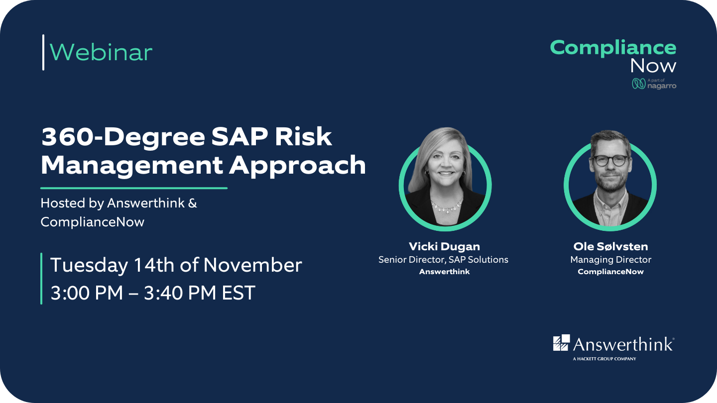 360-Degree SAP Risk Management Approach
