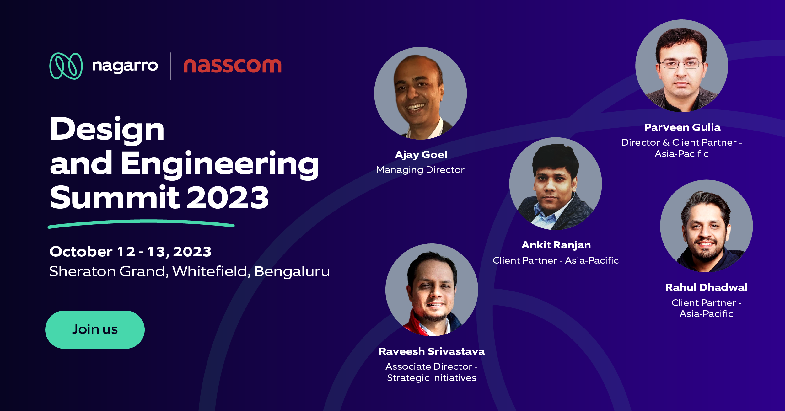 Meet us at Nasscom Design & Engineering Summit 2023 | Nagarro