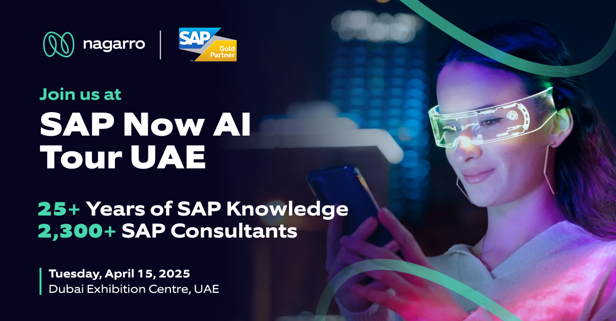 Meet Nagarro at SAP Now AI Tour UAE, Dubai | Nagarro