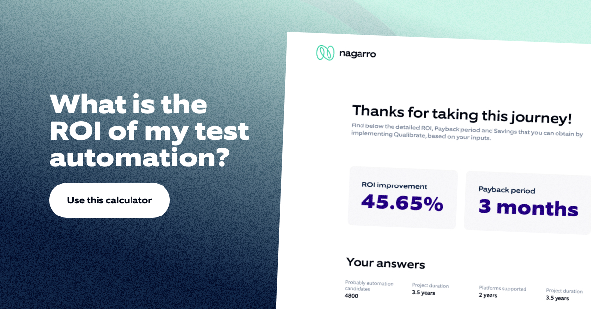 Software Test Automation ROI Calculator