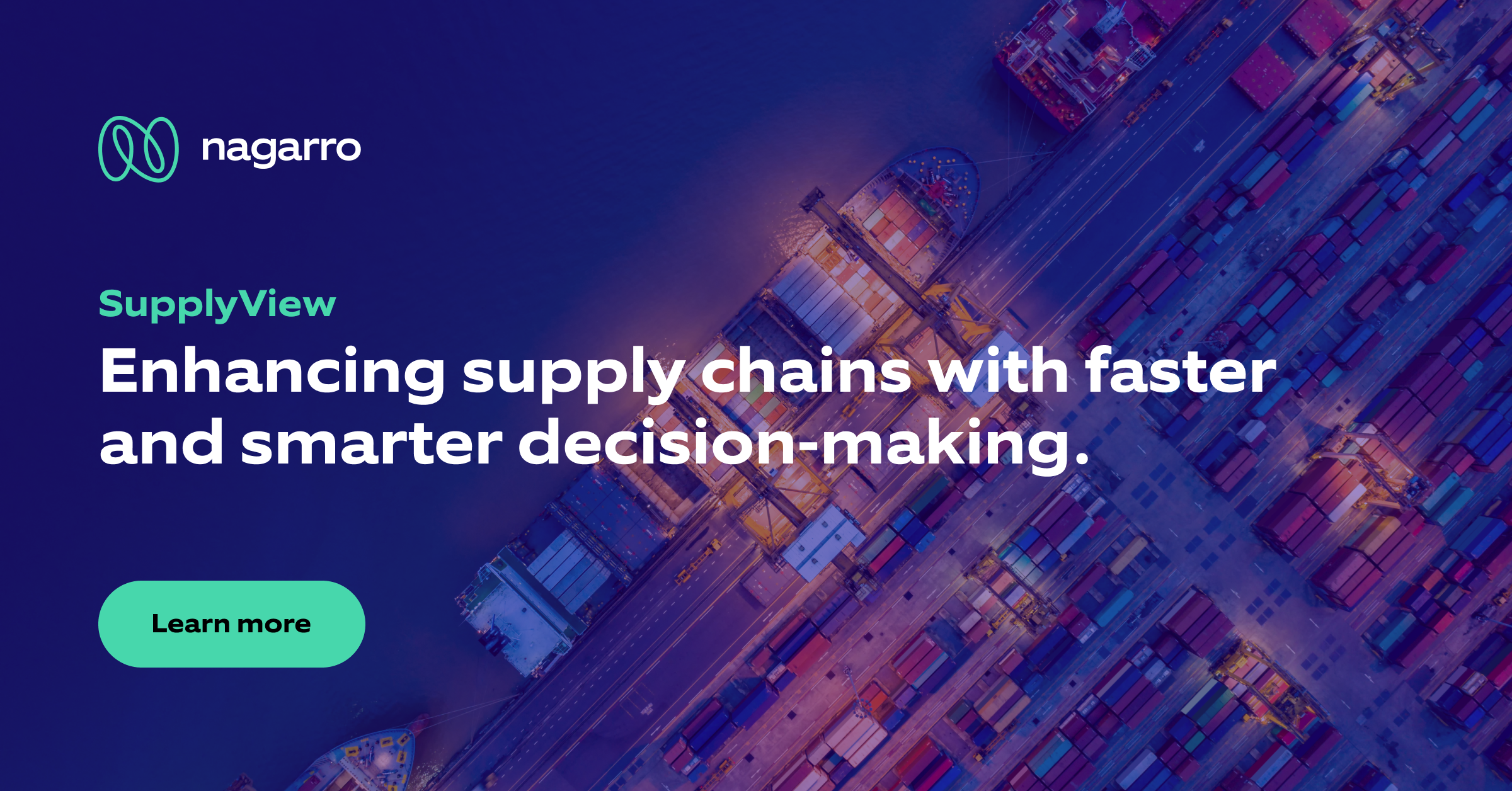 SupplyView: Accelerate supply chain analytics & performance | Nagarro