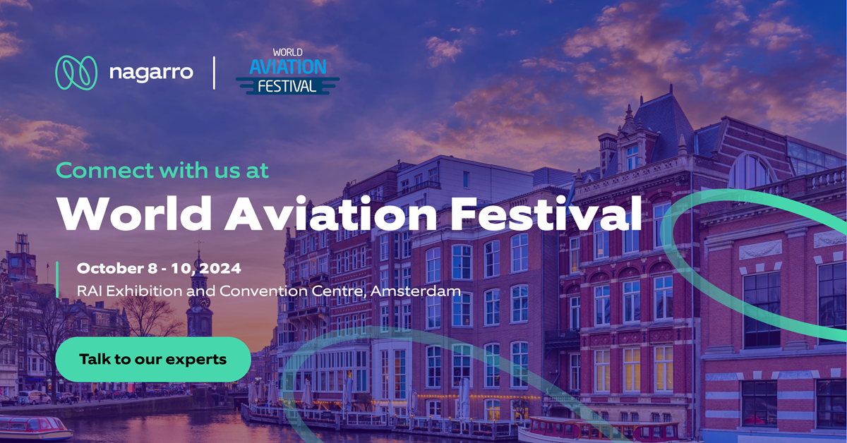 Connect with Nagarro experts at World Aviation Festival 2024
